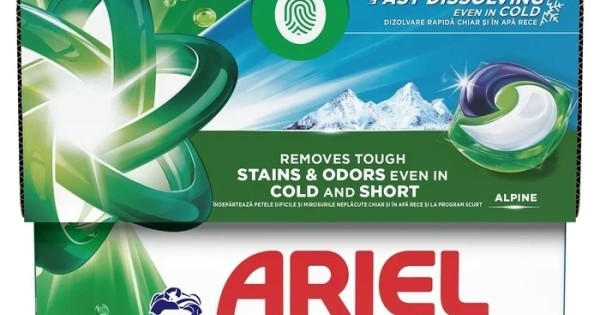 Ariel Detergent Capsule Alpine 12buc 4/bax - LucidiusMarket