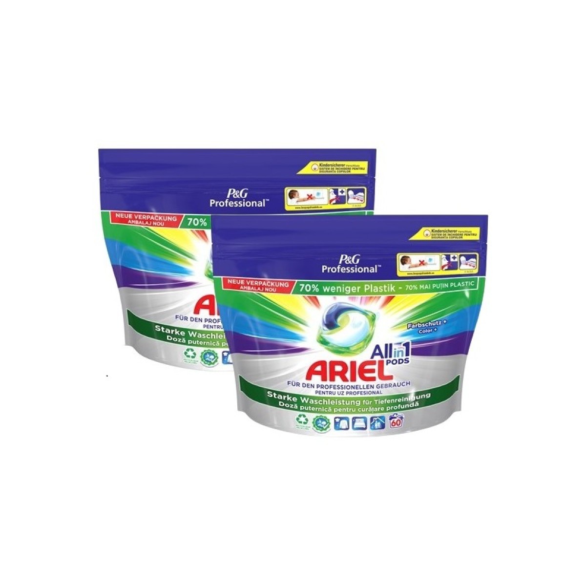 Ariel Detergent Capsule Allin1 Color 2x60buc/cut - LucidiusMarket