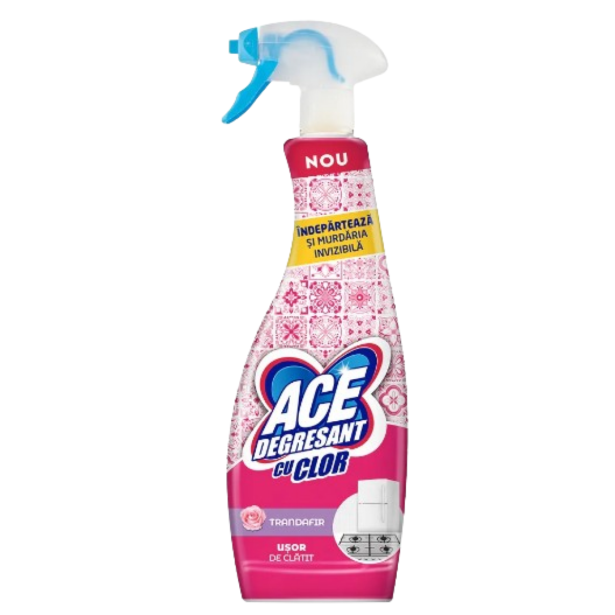 Ace Degresant Cu Clor Trandafir Spray 650ml 10/bax - LucidiusMarket