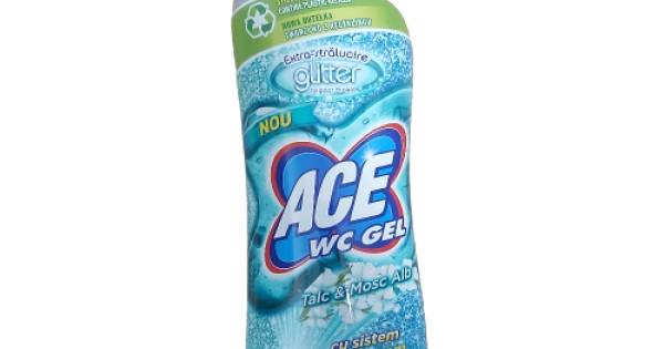 Ace Wc Gel Glitter Talc&mosc Alb 700ml 12/bax - LucidiusMarket