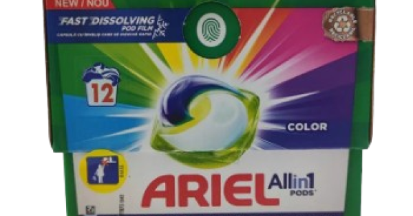 Ariel Detergent Capsule Color 12buc Eco Box 4/bax - LucidiusMarket
