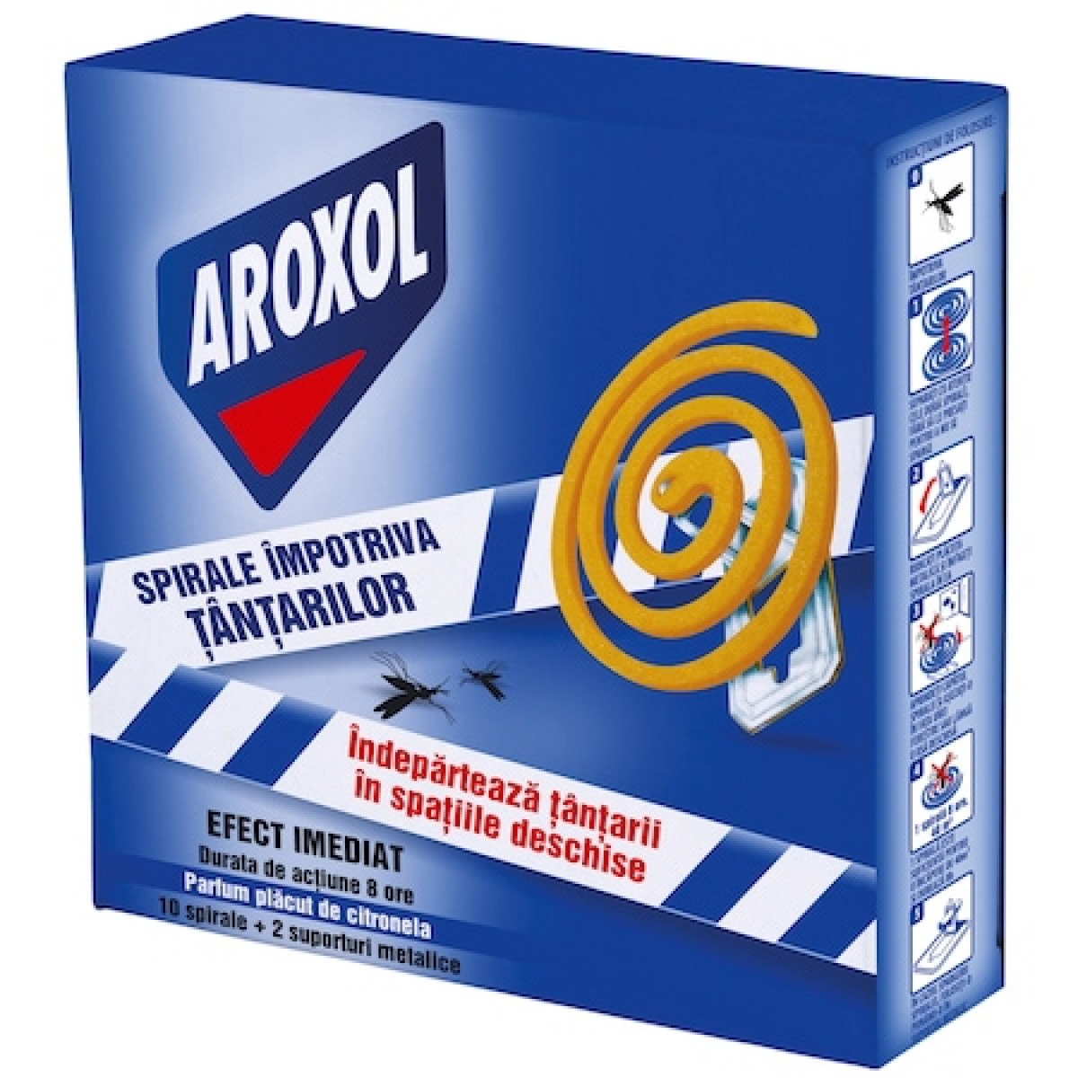 Aroxol Spirale Impotriva Tantarilor 10buc - LucidiusMarket