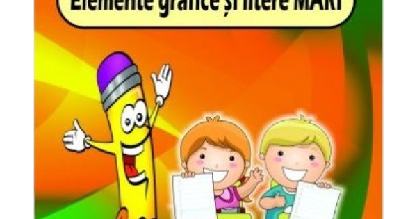 Arves Caiet Scriere Invat Sa Scriu Elemente Grafice Si Litere Mari ...