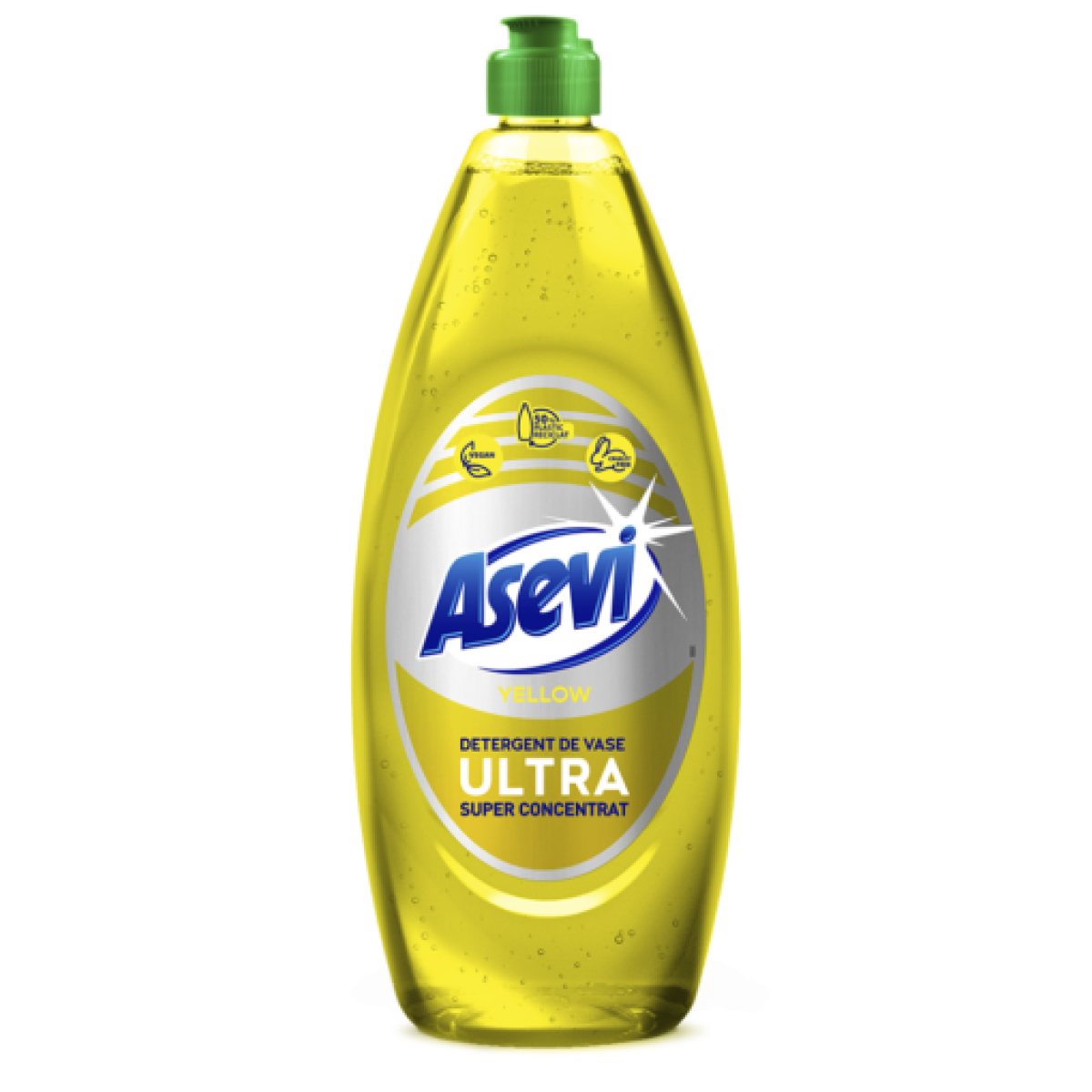 Asevi Detergent Vase Ultra Concentrat Yellow 650ml 12/bax - LucidiusMarket