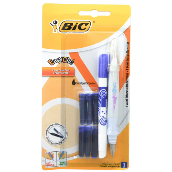 Bic Stilou Easy Clic 6rezerve+1mini Pic (9276601) - LucidiusMarket