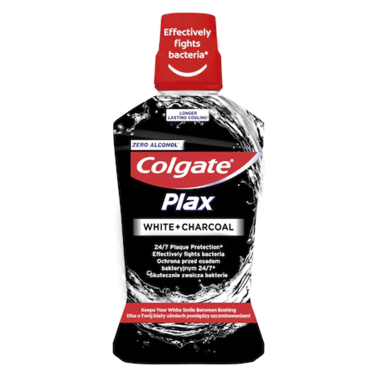 Colgate Apa Gura Plax White Charcoal 500ml 6/bax - LucidiusMarket
