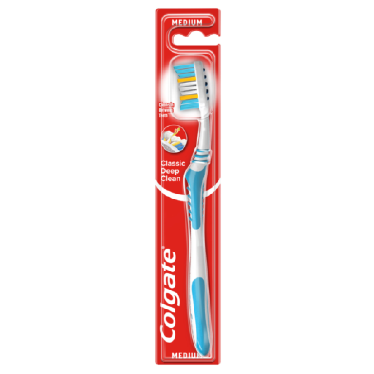 Colgate Periuta Dinti Classic Deep Clean Medium 12buc/set - LucidiusMarket