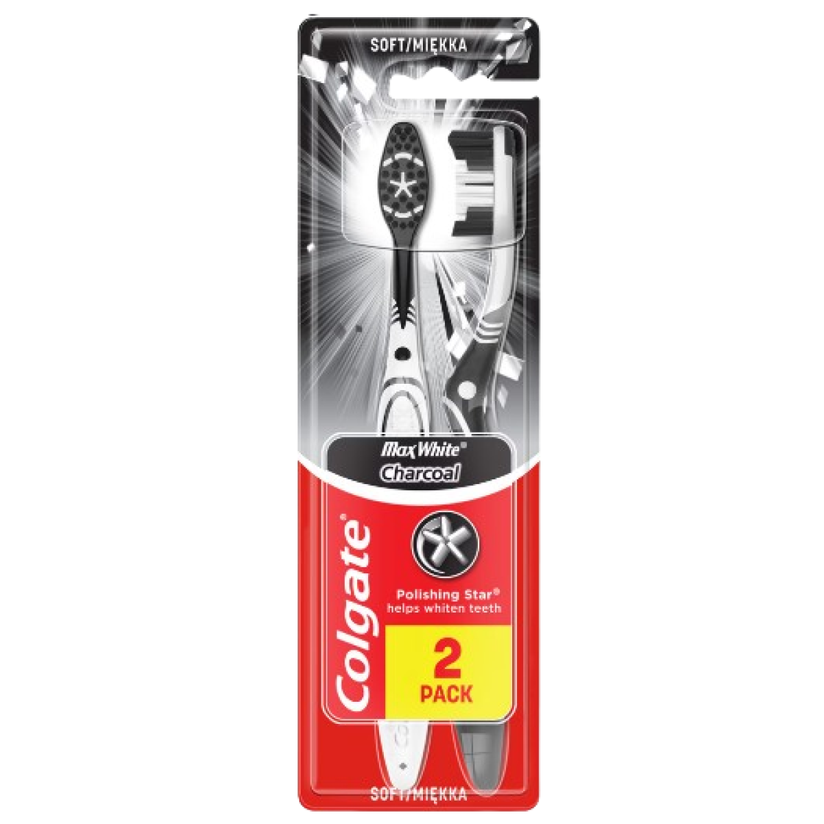 Colgate Periuta Dinti Max White Charcoal Soft 2buc/set 12set/bax ...