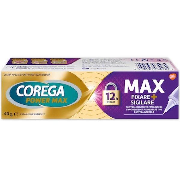 Corega Cr Adeziv Pt Proteza Dentara Max Sigilare 40gr 24/bax ...