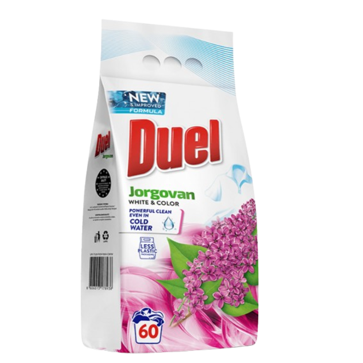 Duel Detergent Pudra White&color Liliac 60 Spalari 5.4kg 3/bax ...