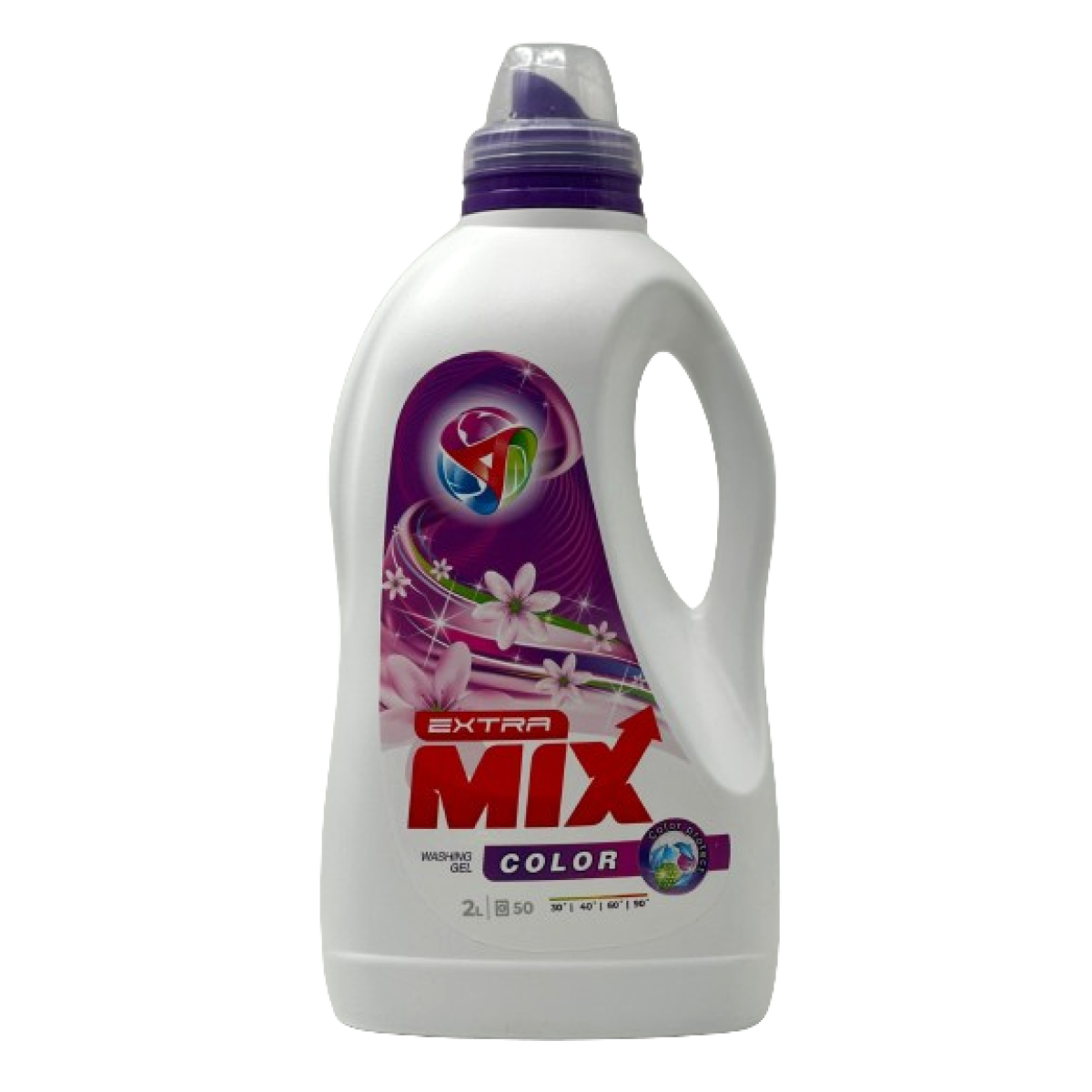 Extra Mix Detergent Lichid Gel Color 2l 8/bax - LucidiusMarket