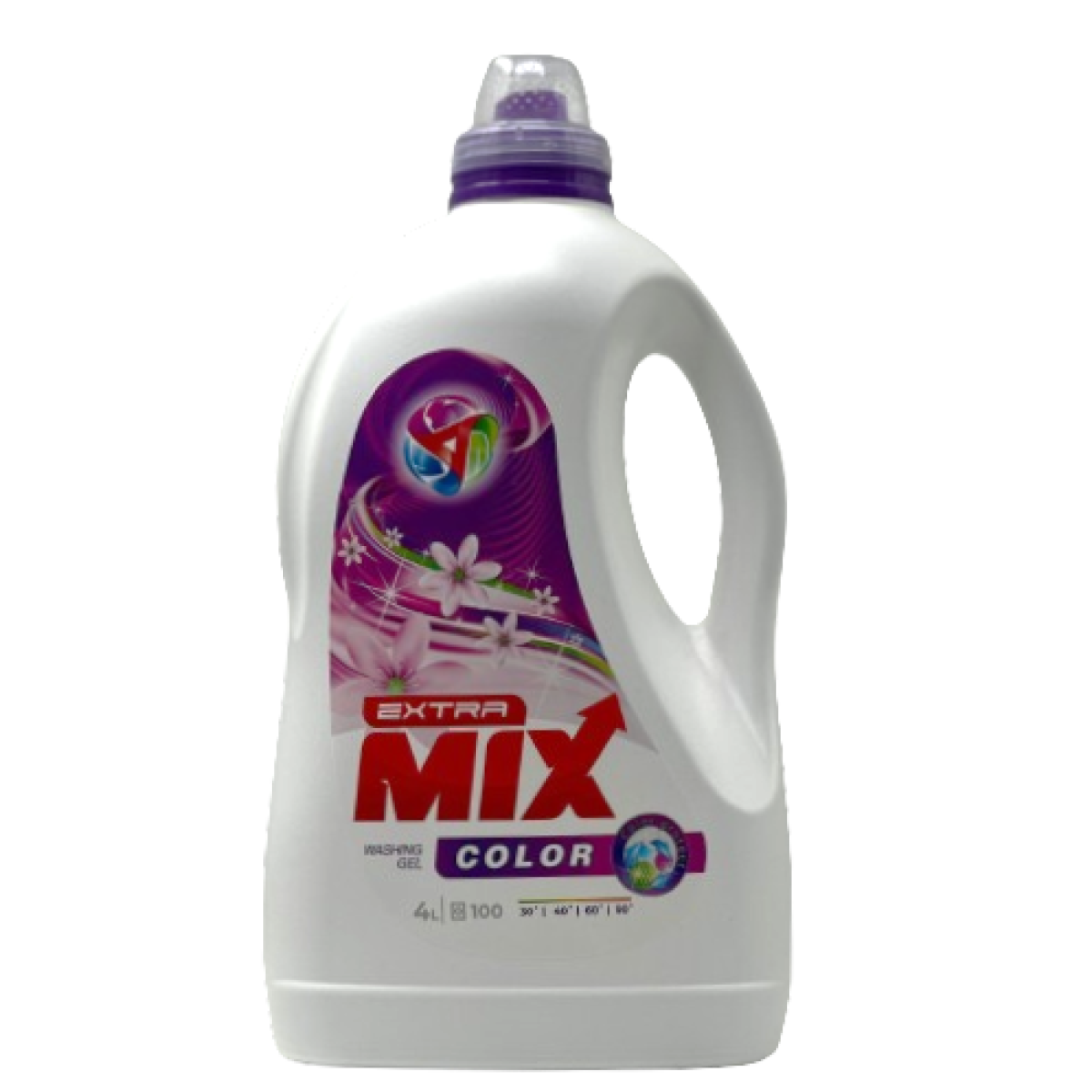 Extra Mix Detergent Lichid Gel Color 4l 4/bax - LucidiusMarket