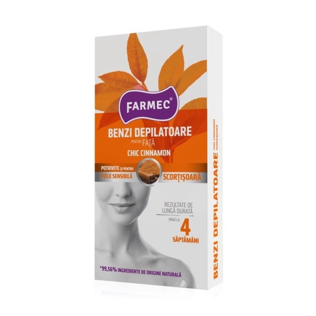 Farmec Benzi Depilatoare Corp Scortisoara 16buc 12/bax