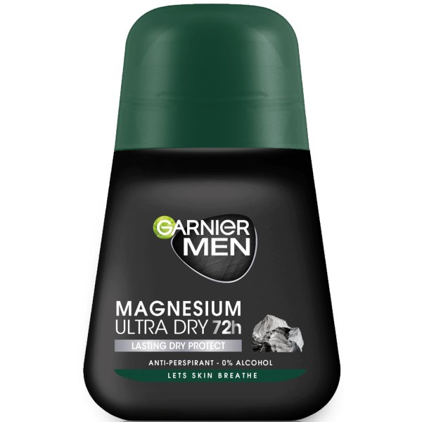 Garnier Roll-on Men Magnesium Ultra Dry 50ml 6/bax - LucidiusMarket