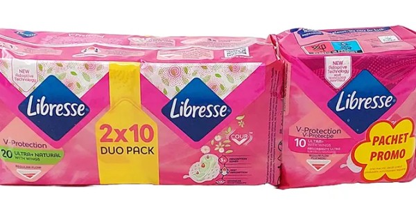 Libresse Absorbante Regular Ultra Plus 20+10buc/set - LucidiusMarket