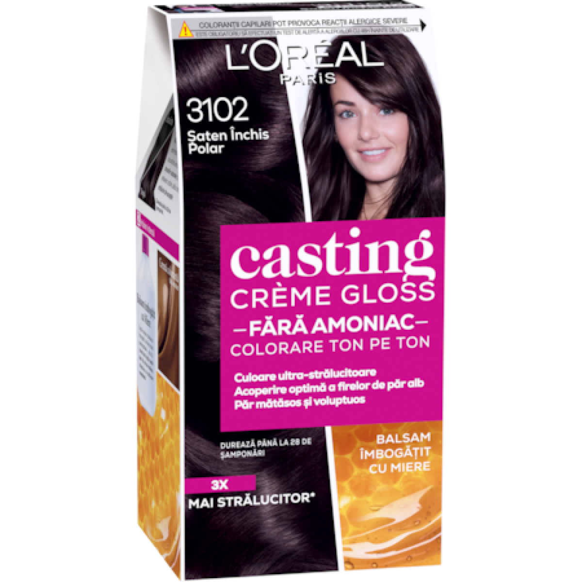 L'oreal Casting Creme Gloss 0 Amoniac 3102 Saten Inchis 6/bax ...