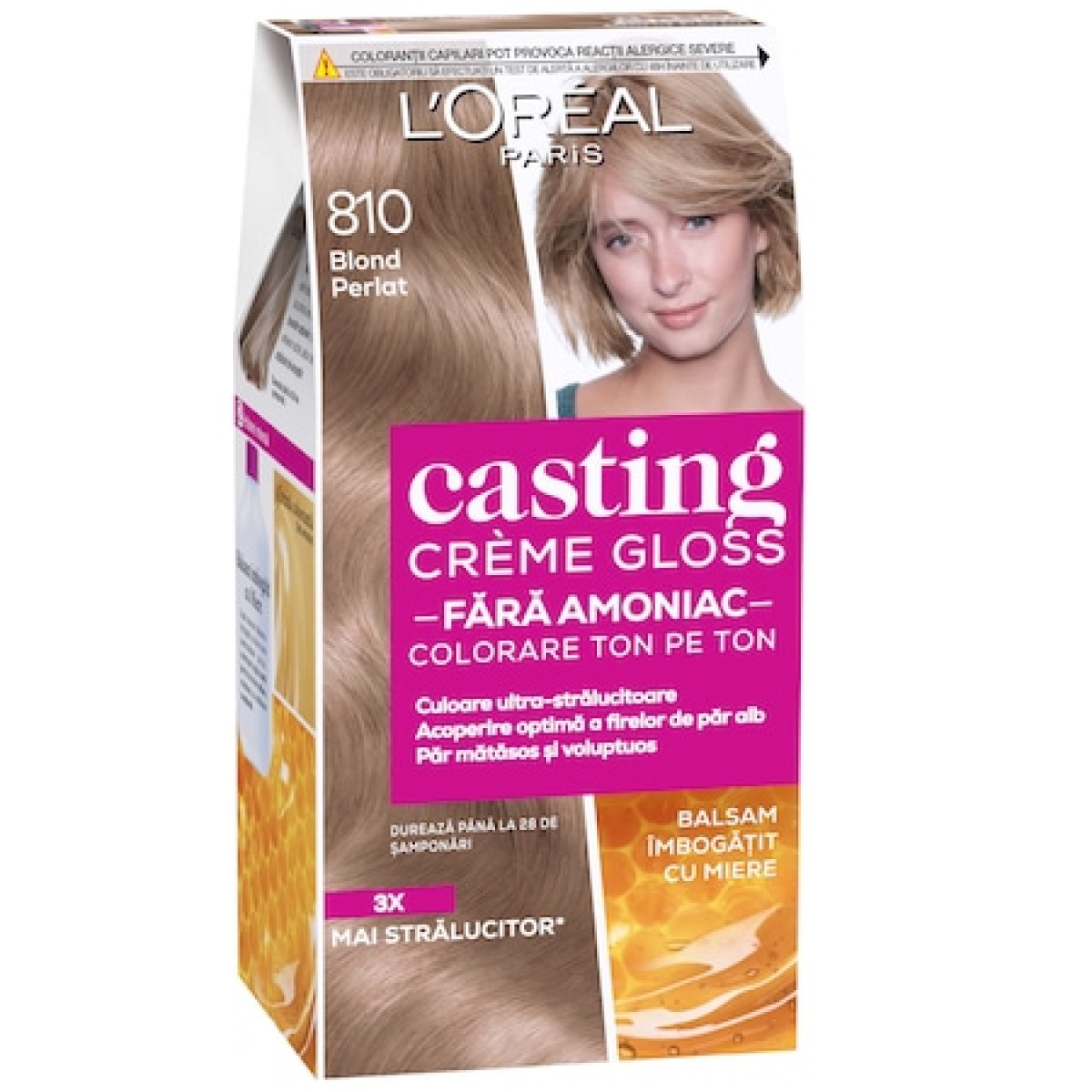 L'oreal Casting Creme Gloss 0 Amoniac 810 Blond Perlat 6/bax ...