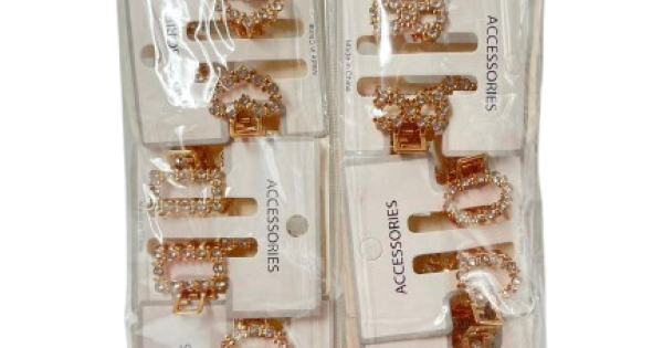 Lve Cleste Mic Par Metal Cu Strasuri 1-9/ 12buc/set 100/bax ...