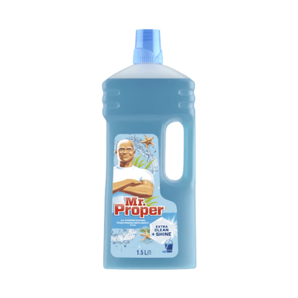 Mr. Proper Solutie Pardoseli Ocean/flori De Bumbac 1.5l 9/bax ...