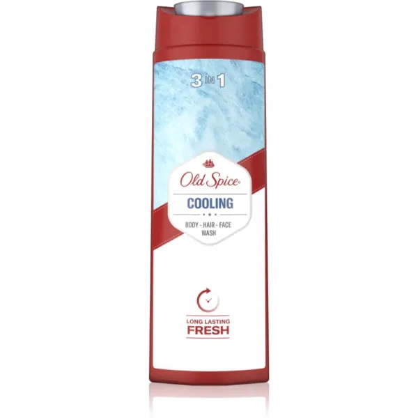 Old Spice Gel Dus 3in1 Cooling 400ml 6/set - LucidiusMarket