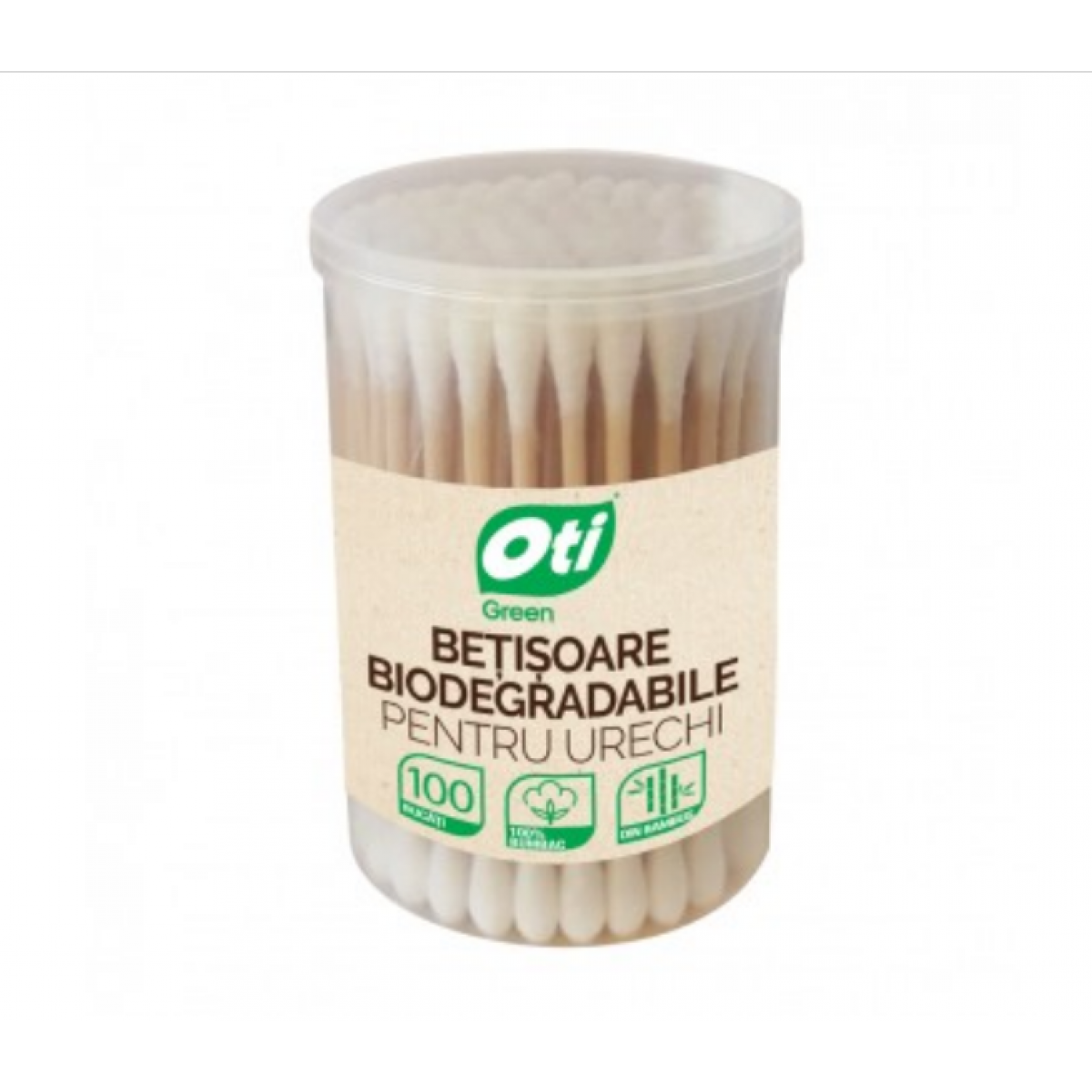 Oti Betisoare Urechi Bio 100buc 12cut/set 12set/bax - LucidiusMarket
