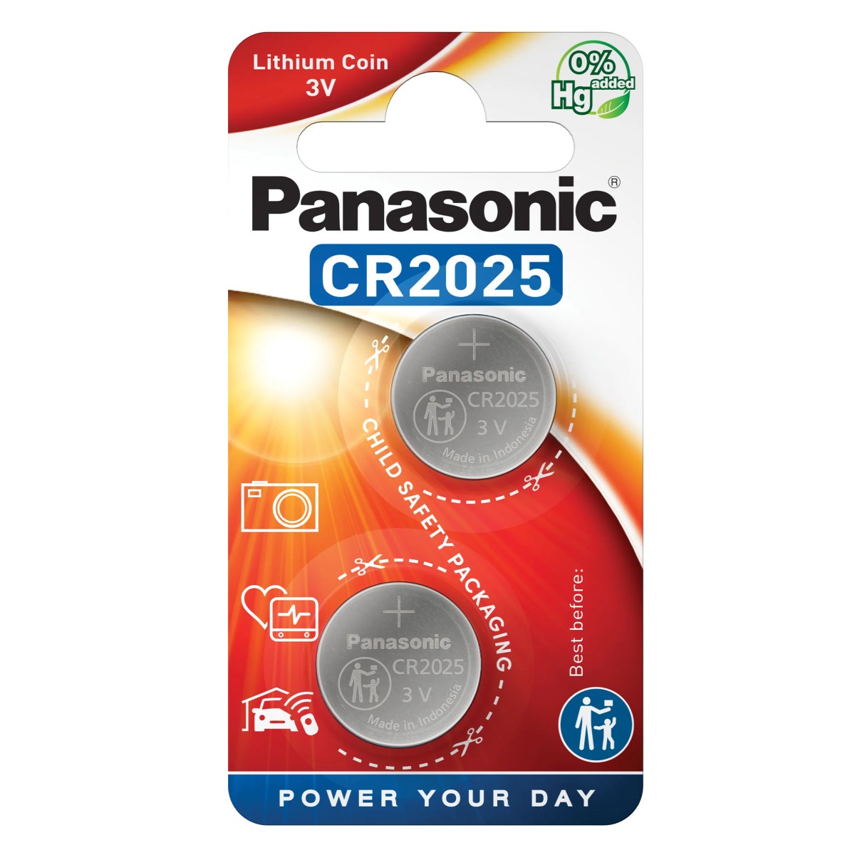 Panasonic Baterii Litiu 3v B2 Cr2025 2buc/set 12set/bax - LucidiusMarket