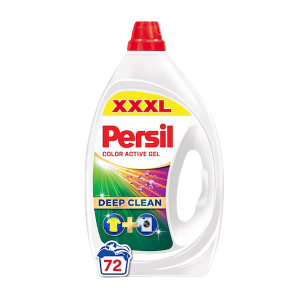 Persil Detergent Lichid 72 Spalari Active Gel Deep Clean Color 3.24l 4 ...