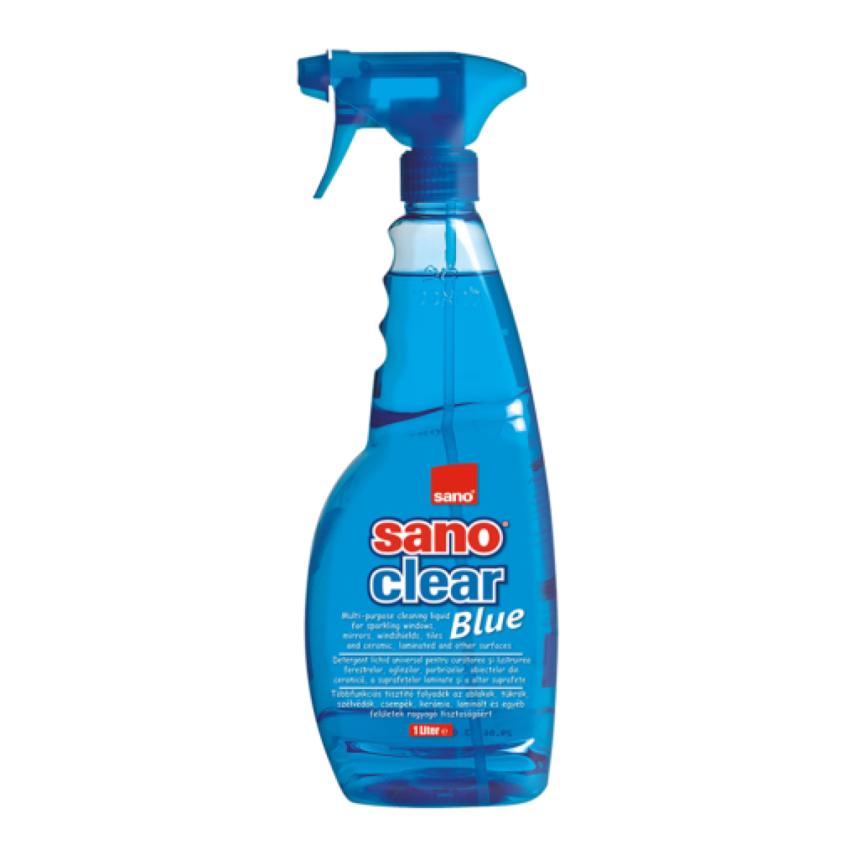 Sano Clear Blue Solutie Geamuri 1l 12/bax - LucidiusMarket