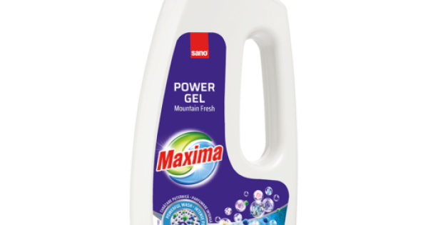 Sano Maxima Detergent Power Gel Mountain Fresh 1l 12/bax - LucidiusMarket