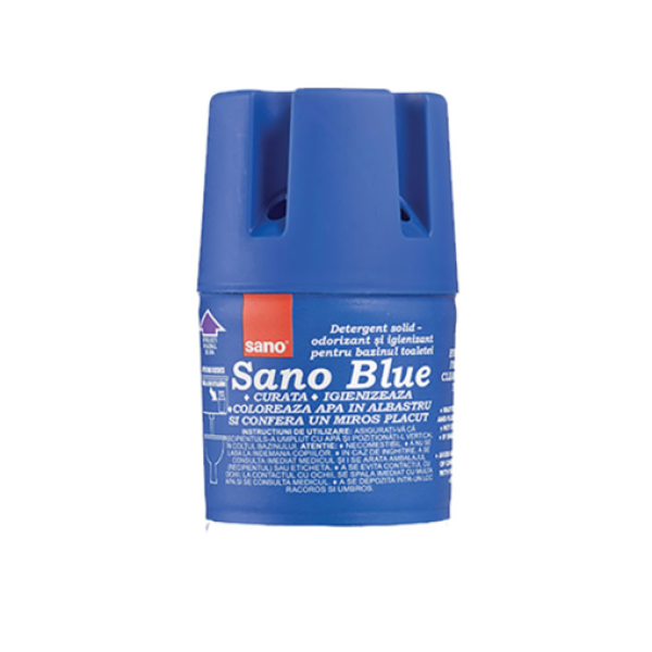 Sano Odorizant Wc Bazin Blue 150g 12/bax - LucidiusMarket