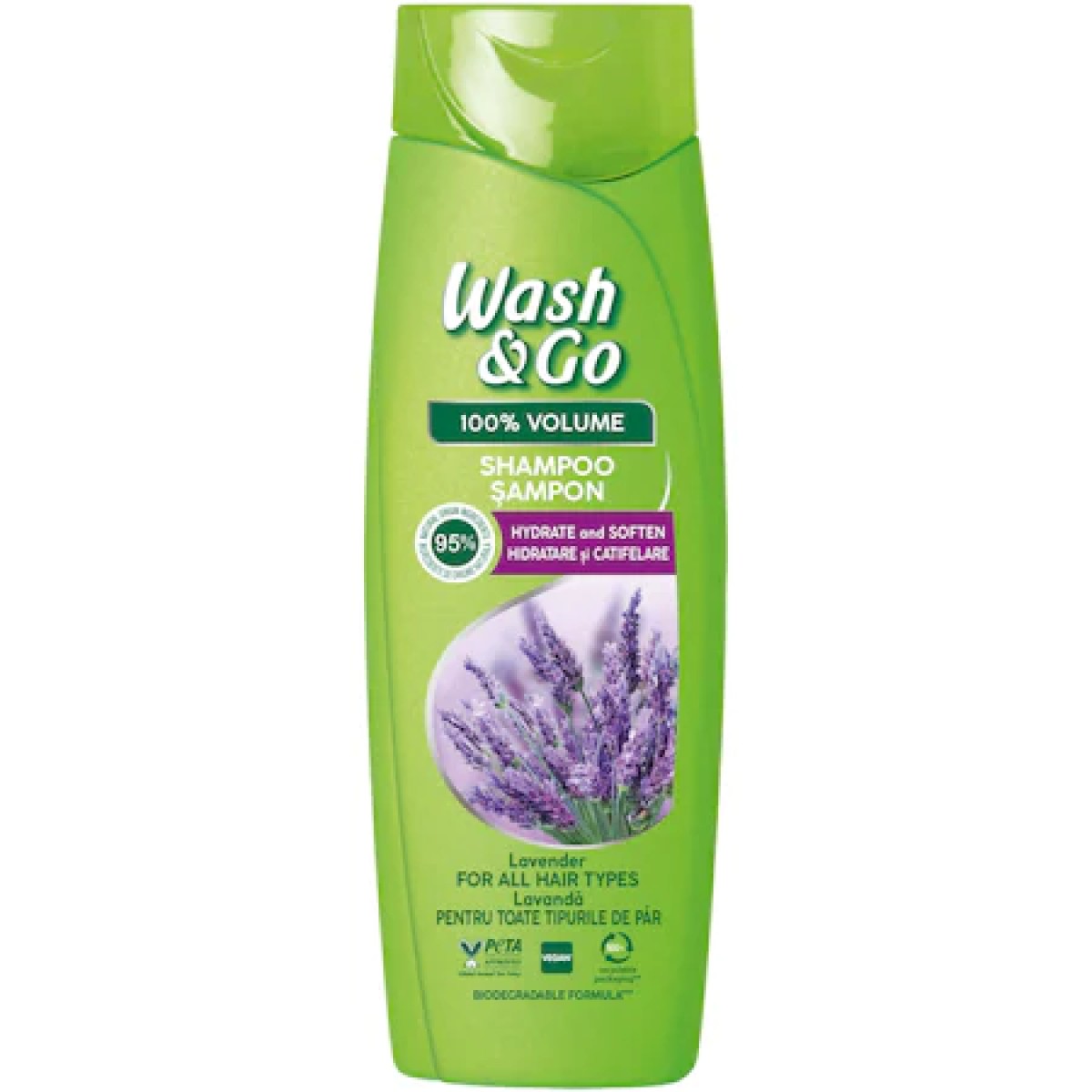Wash&go Sampon Par Lavander 360ml 6/bax - LucidiusMarket